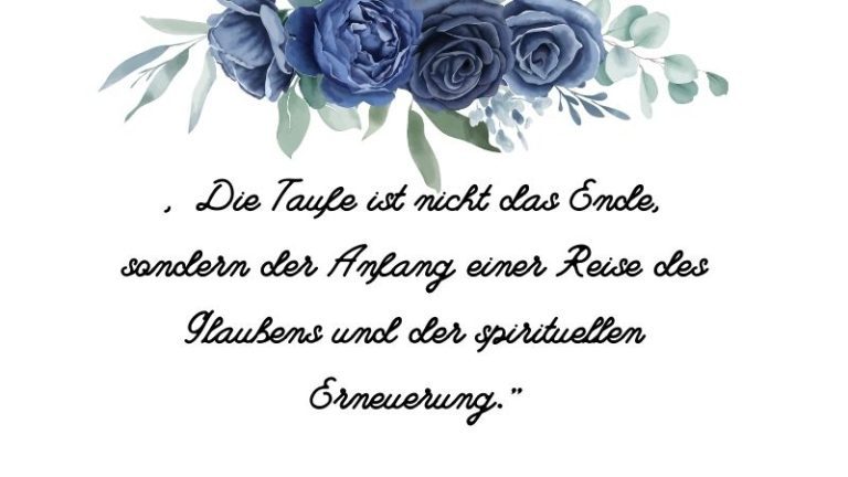 Sprüche zur Taufe: 120 inspirierende Glückwünsche!